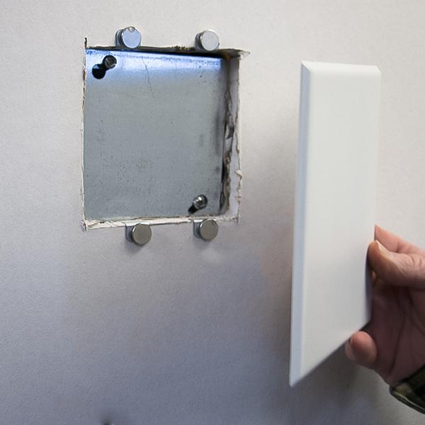 6 1/2" Magnetic Access Plate -SQUARE - Rack-A-Tiers