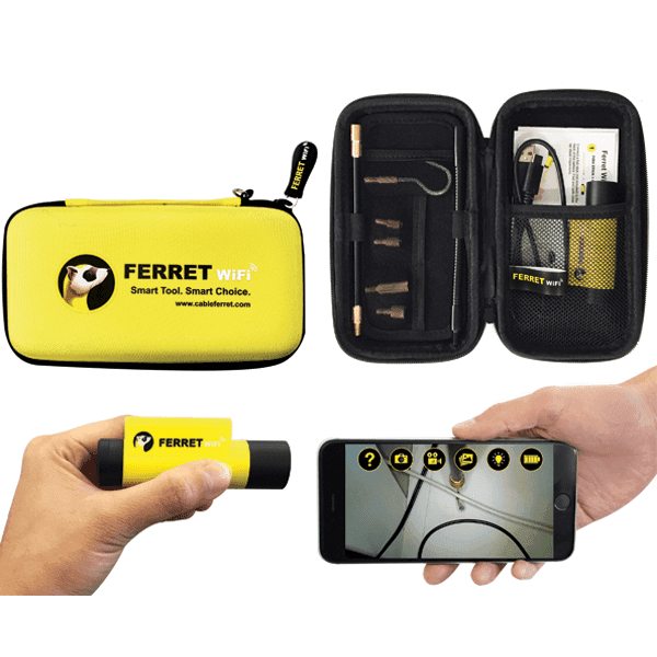 Ferret WiFi Inspection Camera + FREE Extension Stick - Rack-A-Tiers