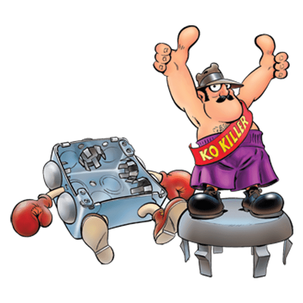 KO Killers Plastic Knockout Fillers - Rack-A-Tiers