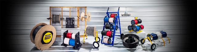 Wire Spool Racks and Cable Reel Stands | Rack-A-Tiers