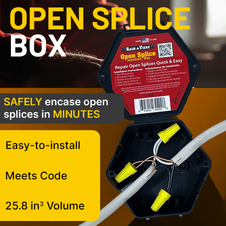 Open Splice Junction Box - Rack-A-Tiers